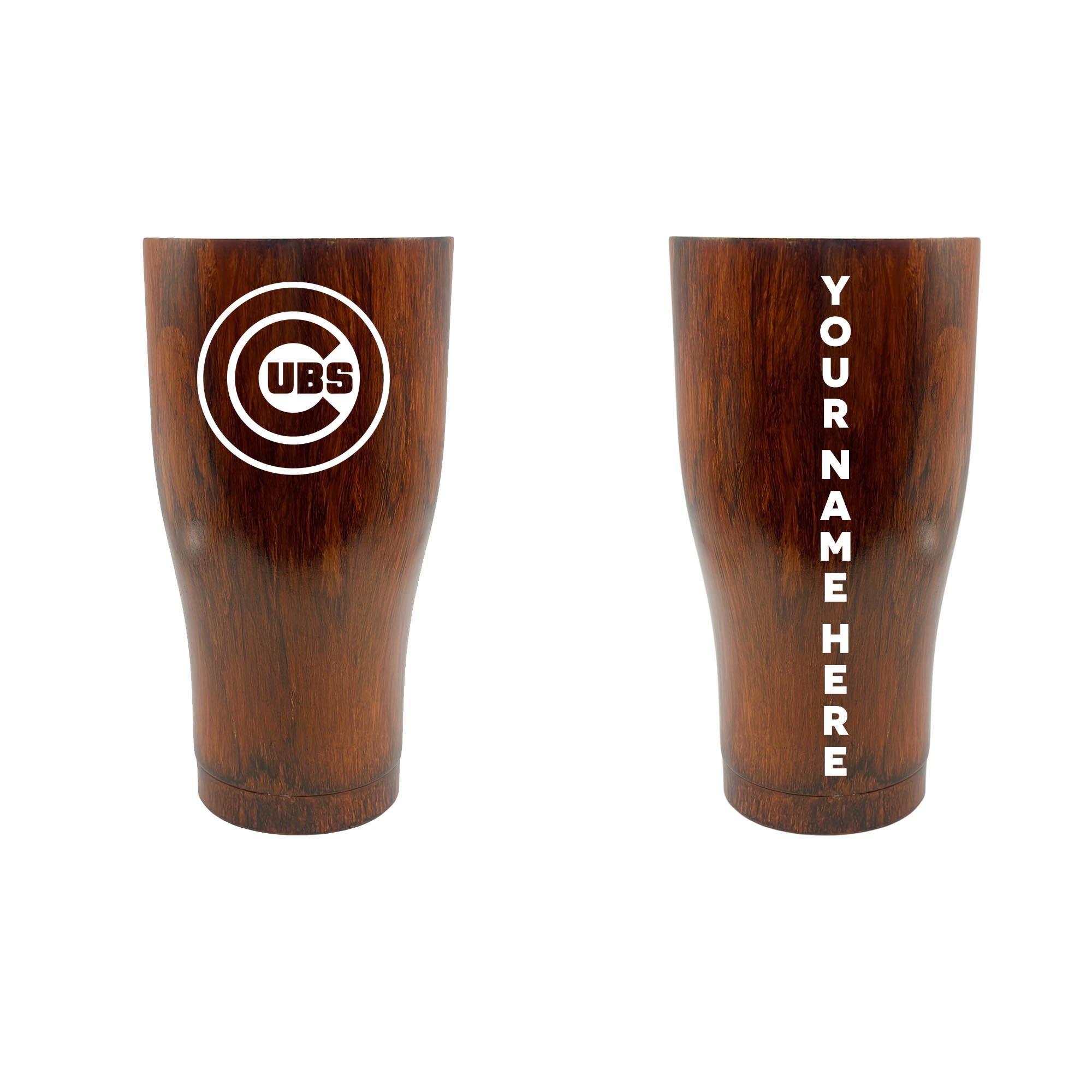 Woodgrain Chicago Teams Tumblers | CRAFT BULLY